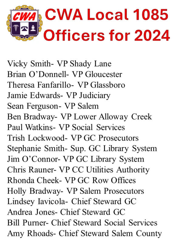 CWA Local 1085 Member Resources & Welcome Packets | LOCAL 1085